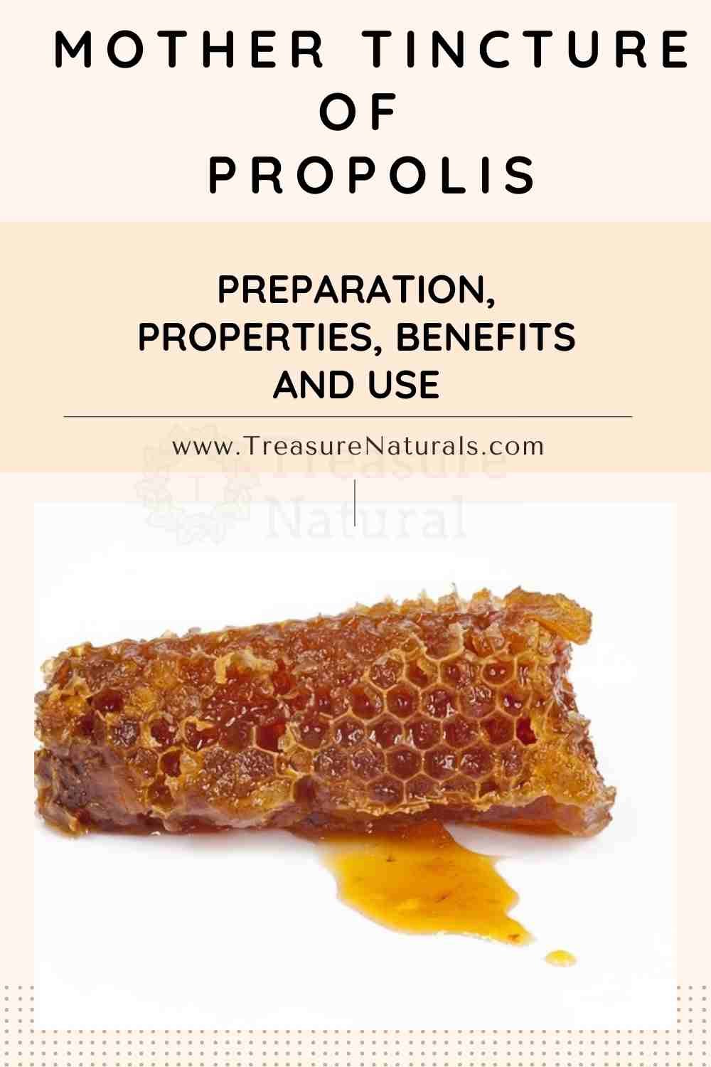 Mother tincture of propolis: preparation, properties, benefits and use ...
